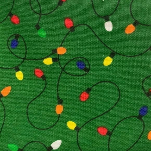 Other | Nwt Christmas Tree Lights Cotton Fat Quarter | Poshmark